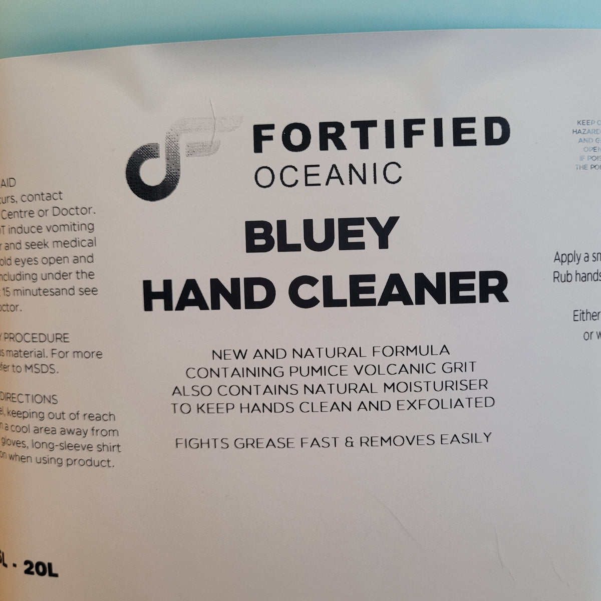 Bluey Hand Cleaner – Fortified Oceanic Pty Ltd