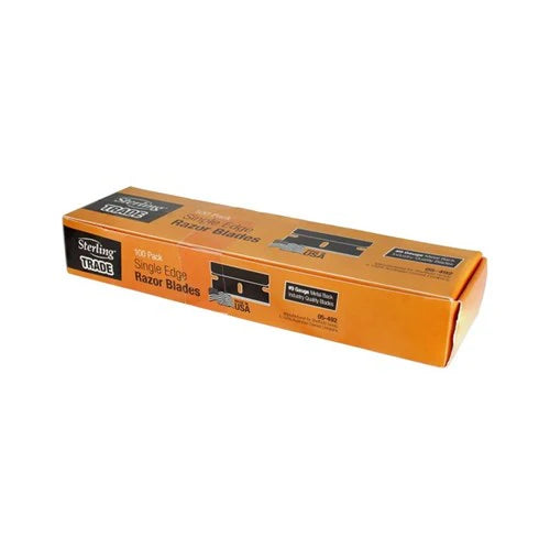 Sterling Single Edge Razor Blades - 100 Pack – Fortified Oceanic Pty Ltd