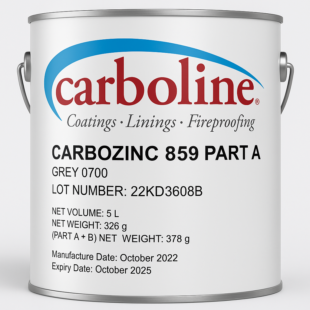 Carbozinc 859 EZ2 – Zinc-Rich Primer 10L Kit – Fortified Oceanic Pty Ltd