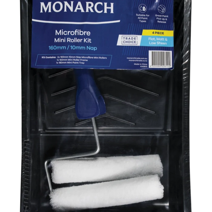 Monarch 4 Piece Microfibre Mini Roller Kit – Fortified Oceanic Pty Ltd