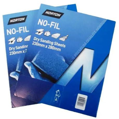 Norton No-Fil Dry Sanding Sheets 230mm x 280mm – Fortified Oceanic Pty Ltd