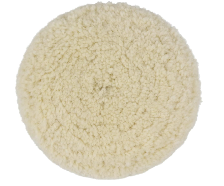 TRANSTAR 100% Lamb Wool Pad - 203mm - Double Sided - 14mm Thread ...